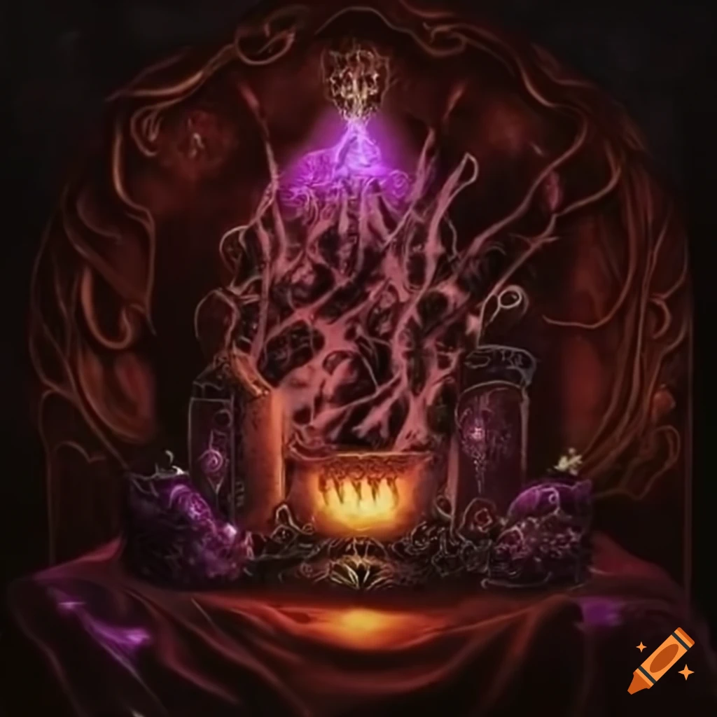 Advertisement for Dispel & That Spell featuring witchy, gothic, curses ...