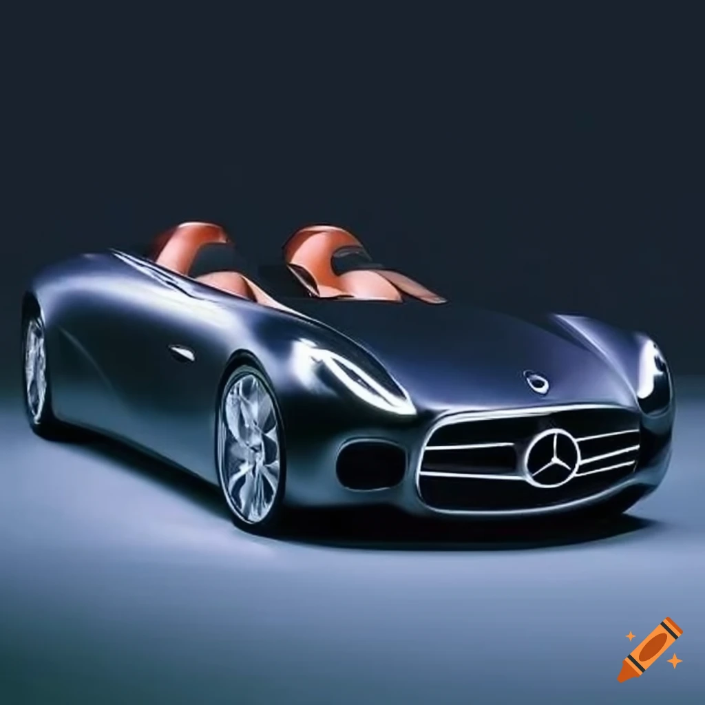 Mercedes supercar concept from 2000 with a unique design on Craiyon