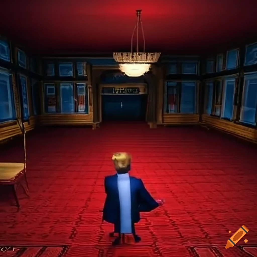 Playstation 1 gameplay featuring a character resembling donald trump on ...