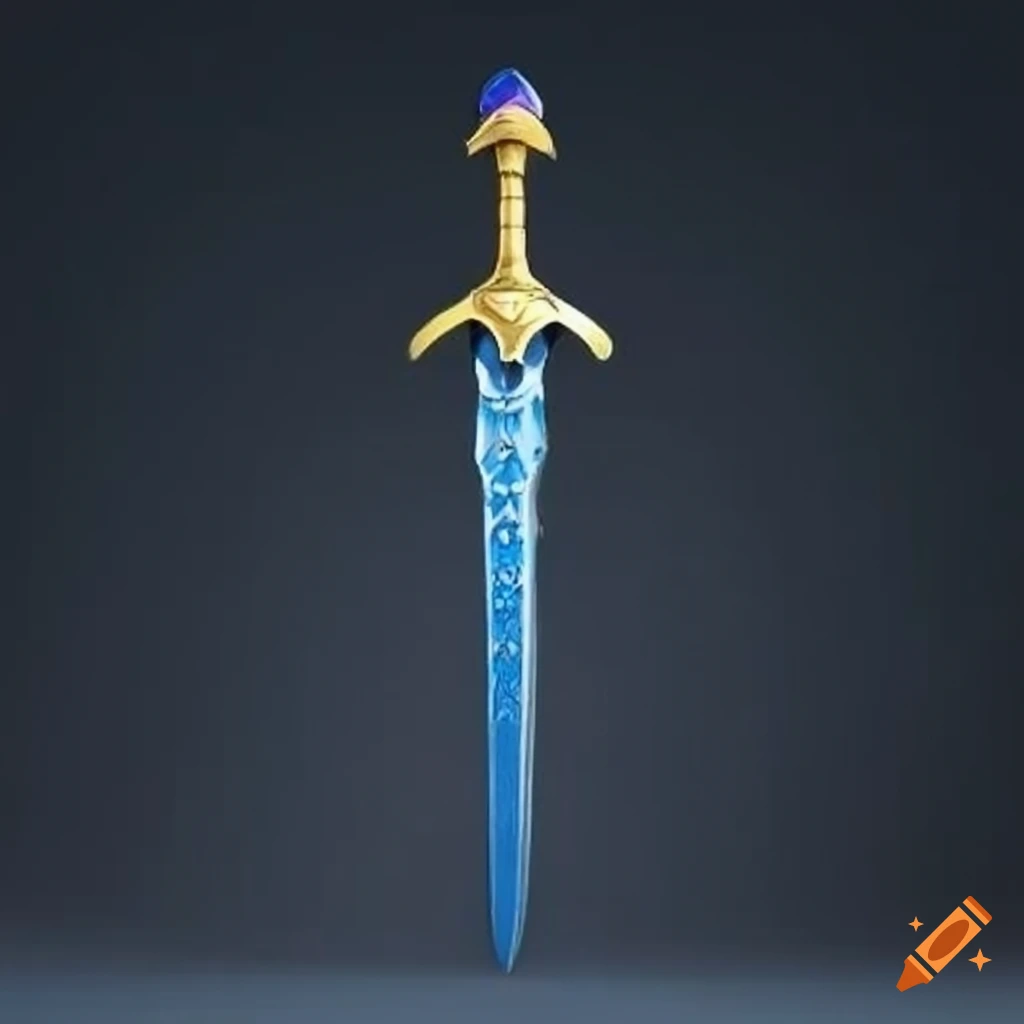 Straight perfect master sword on Craiyon