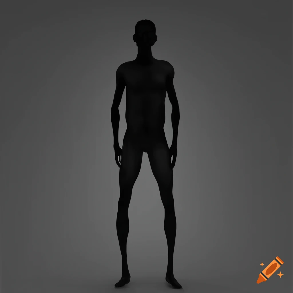 Shadowy figure with a big smile in a dark silhouette on Craiyon