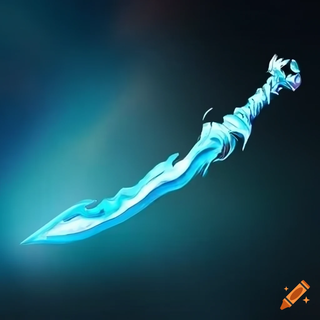 Mythic wave sword on Craiyon