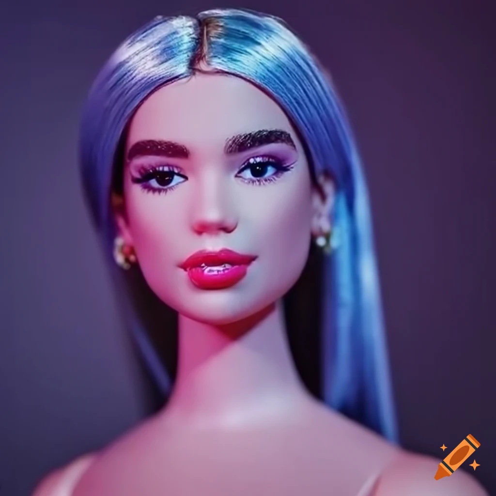 Dua lipa as barbie on Craiyon