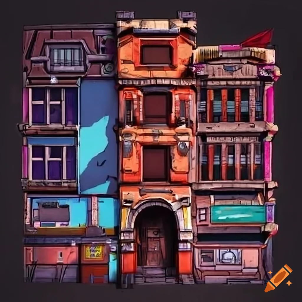 Artificial intelligence-generated textures for a Borderlands-style ...