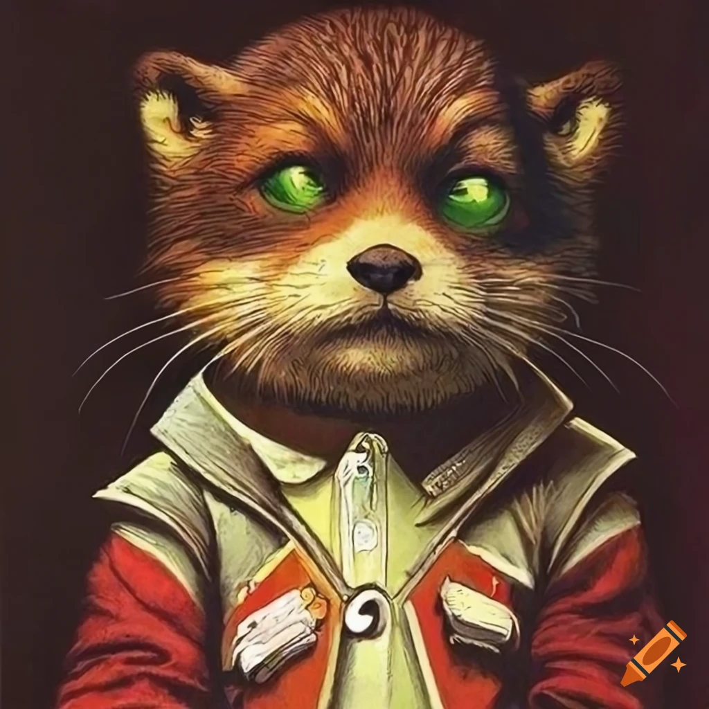 Intricate vintage poster featuring Biggie Star Fox and artistic ...