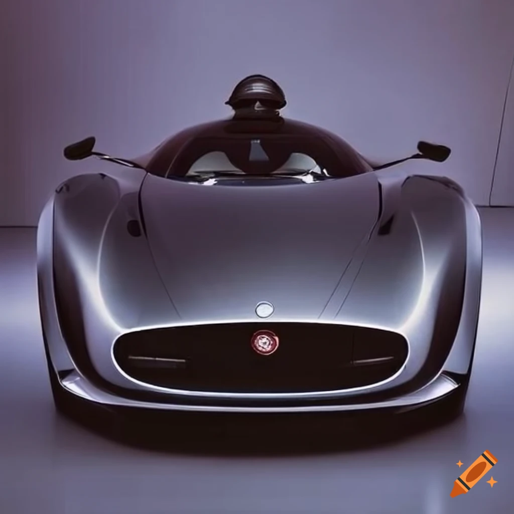 Jaguar supercar concept from the year 2000 on Craiyon