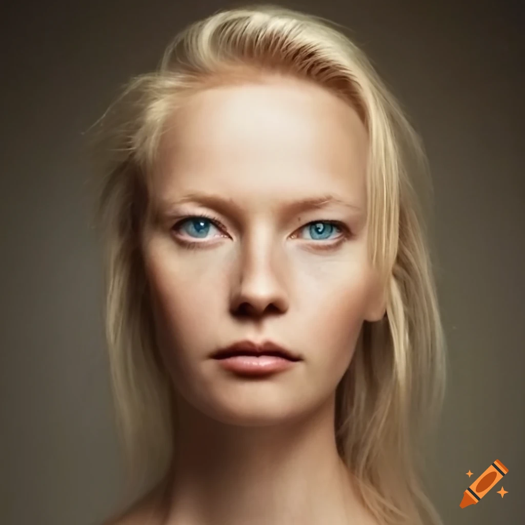 Swedish female scientist with blonde hair on Craiyon