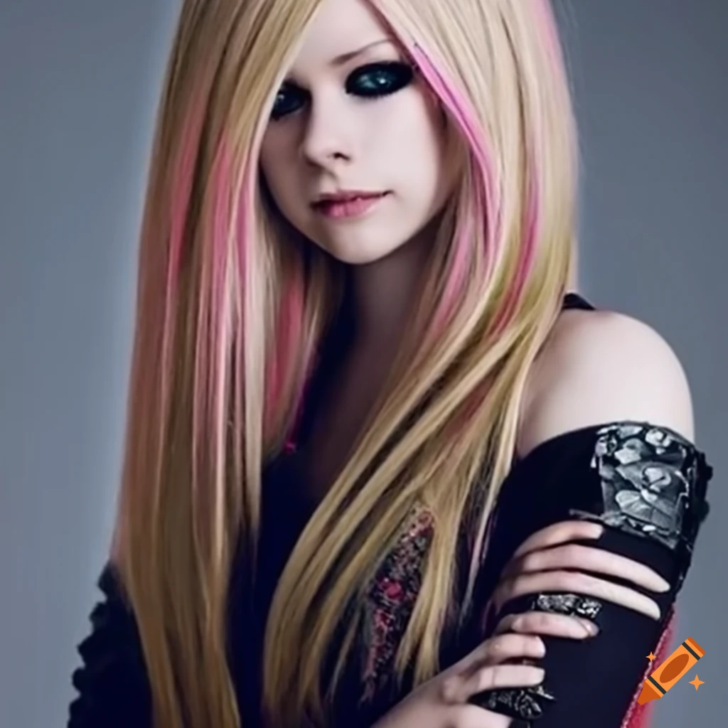 Person cosplaying as avril lavigne on Craiyon