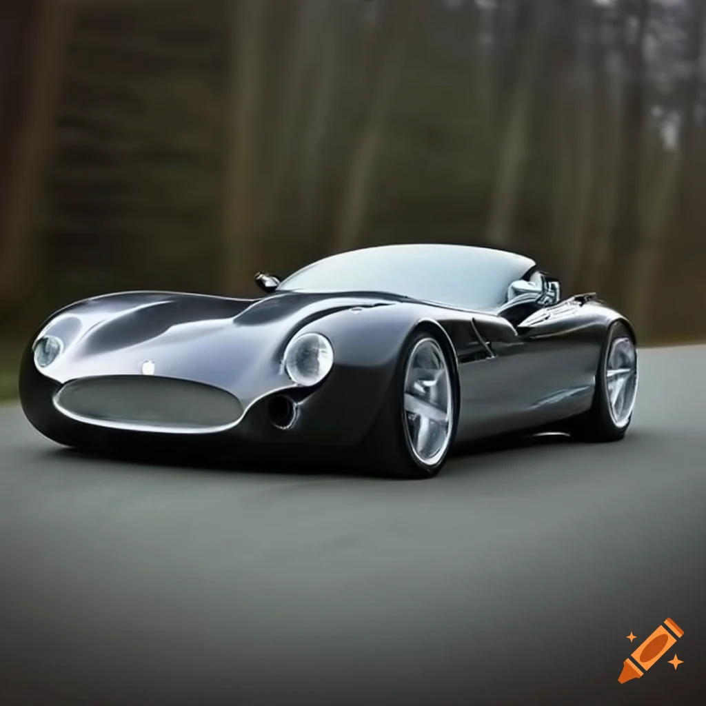 Tvr supercar concept from 2000 with unique and sleek design on Craiyon