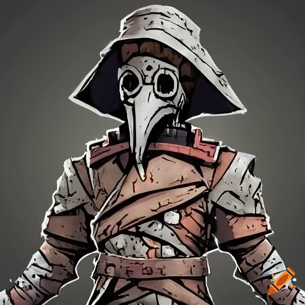 Plague doctor with sinister realistic proportions in darkest dungeon ...