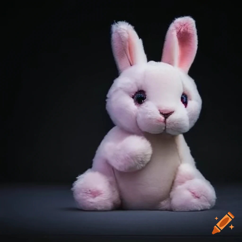 Adorable plush toy bunny on Craiyon