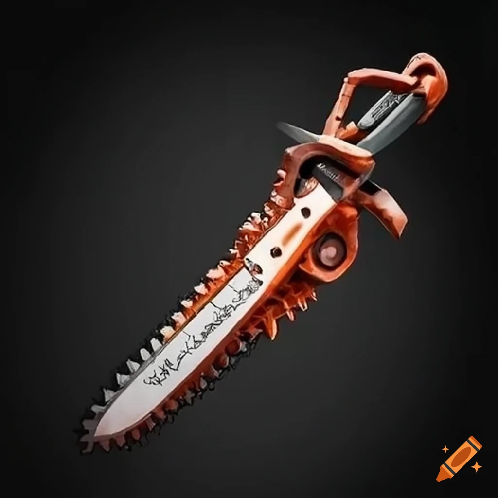 Chainsaw sword on Craiyon