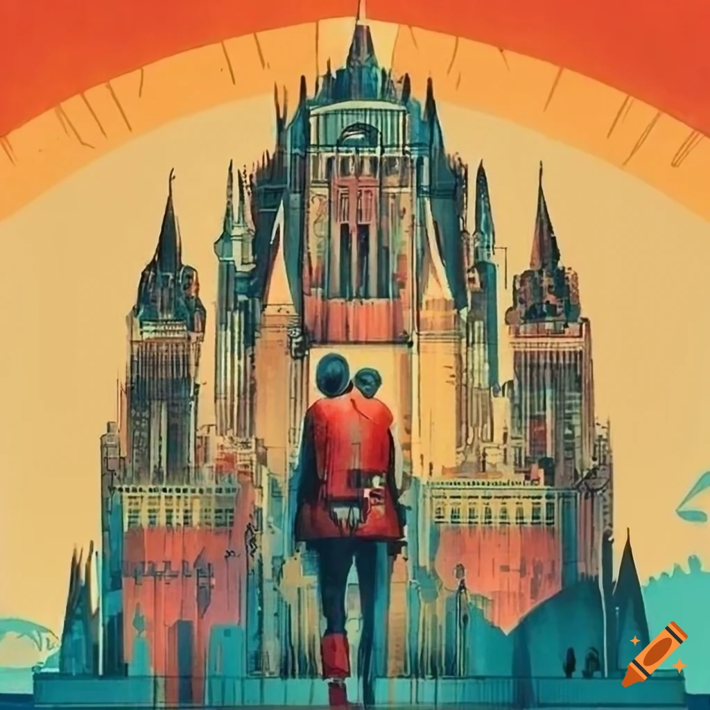 Vintage graphic novel poster of star fox corporate culture travel on ...