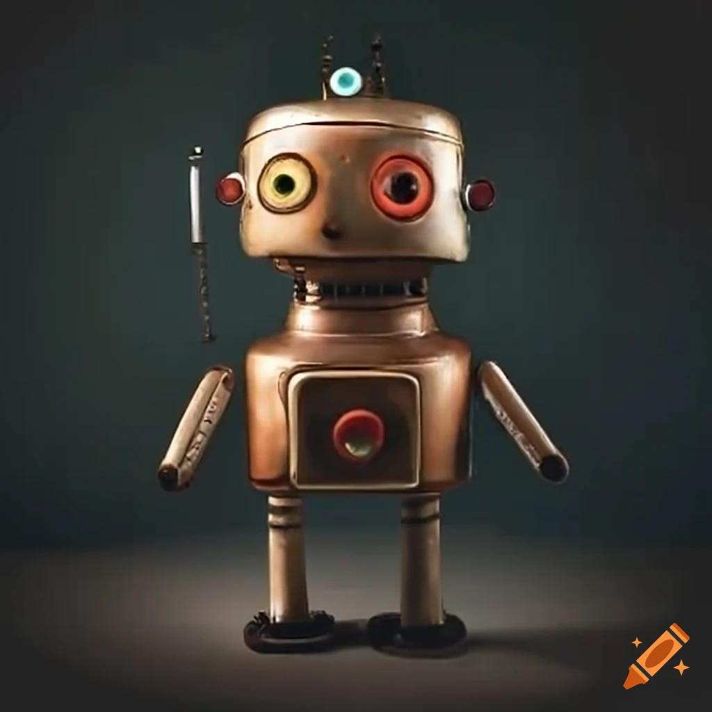 Russian robot from the 1920's on Craiyon