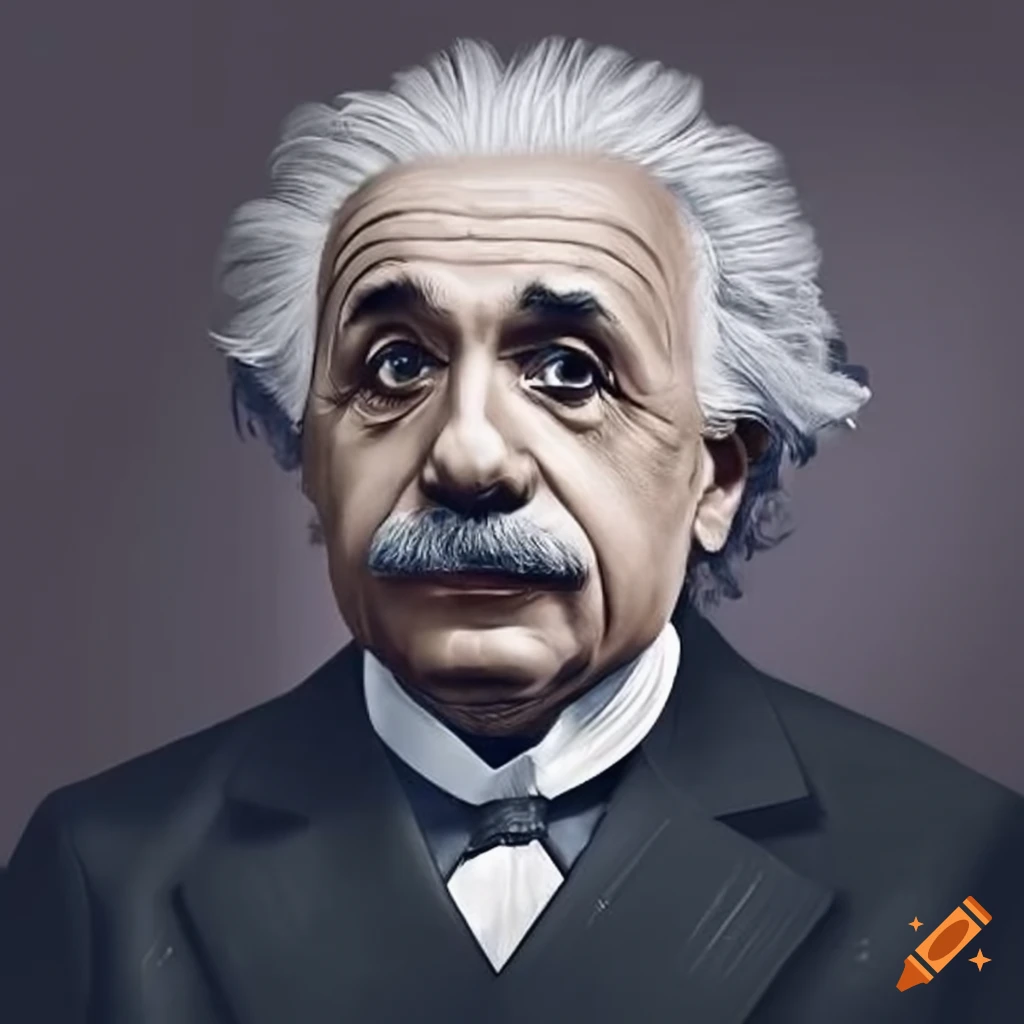 Albert einstein on Craiyon