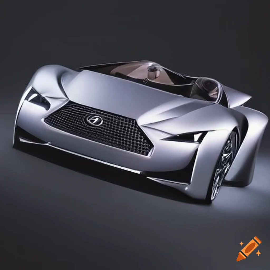 Concept Lexus supercar from 2000 with unique design on Craiyon