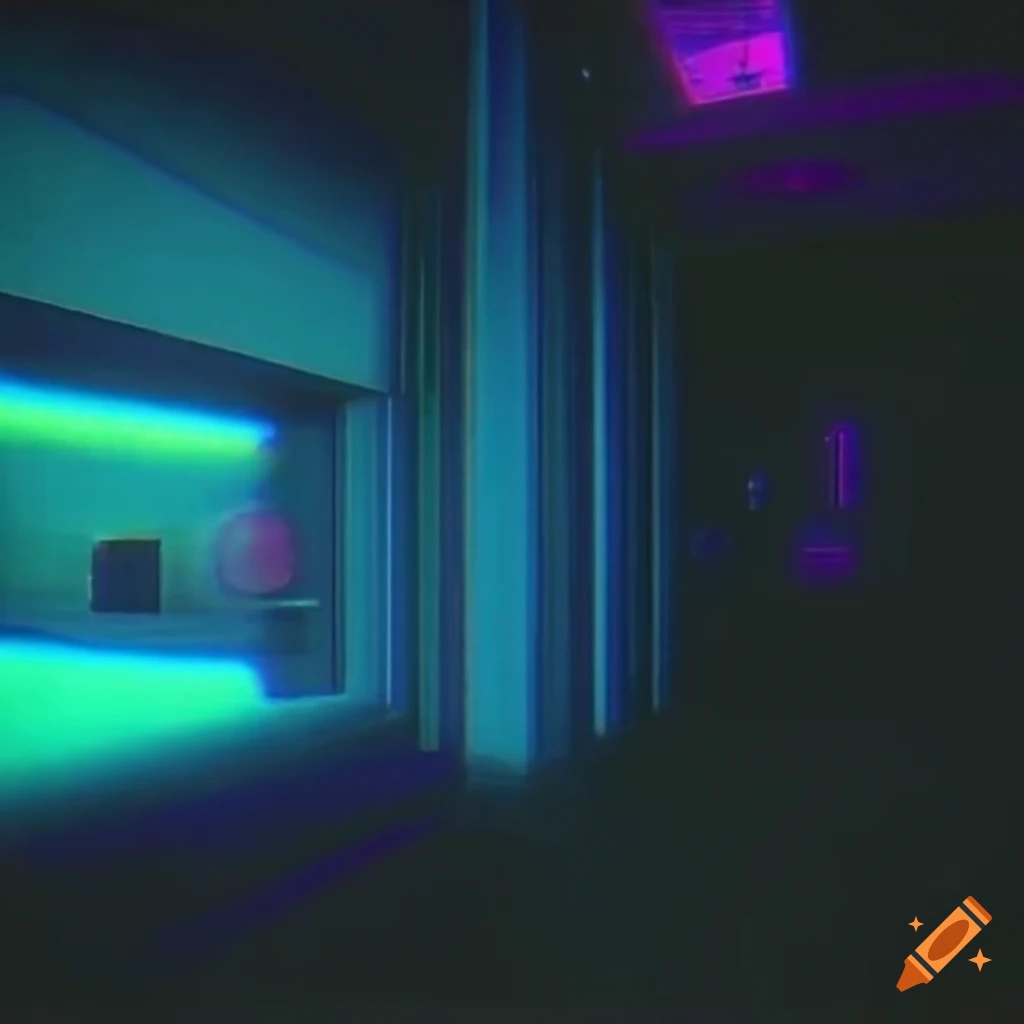 Iridescent cyberpunk bohemian 80s 90s techy style VHS liminal space ...