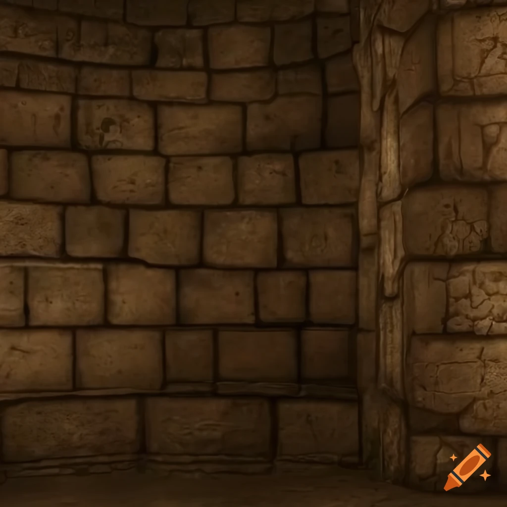 Crypt wall texture on Craiyon