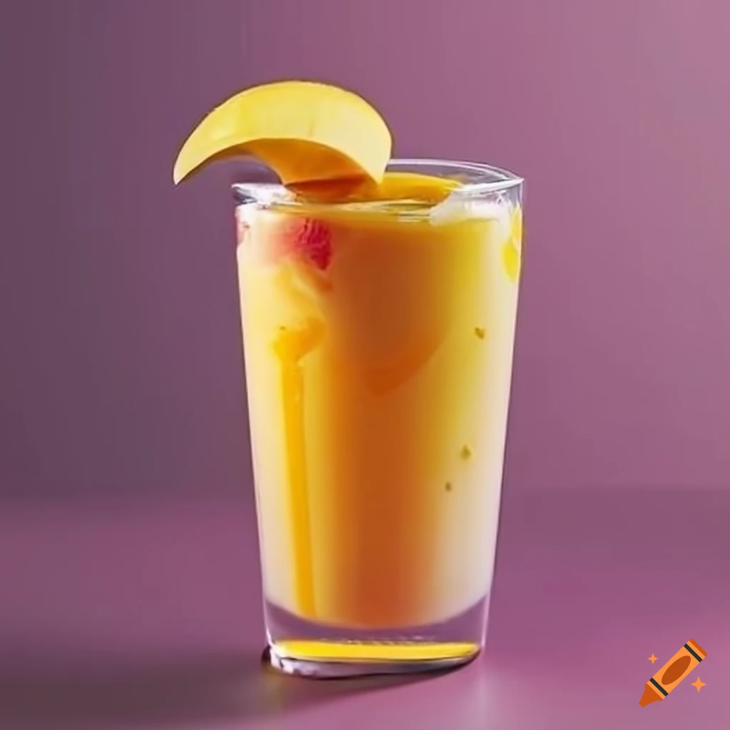 Mango jelly drink on Craiyon