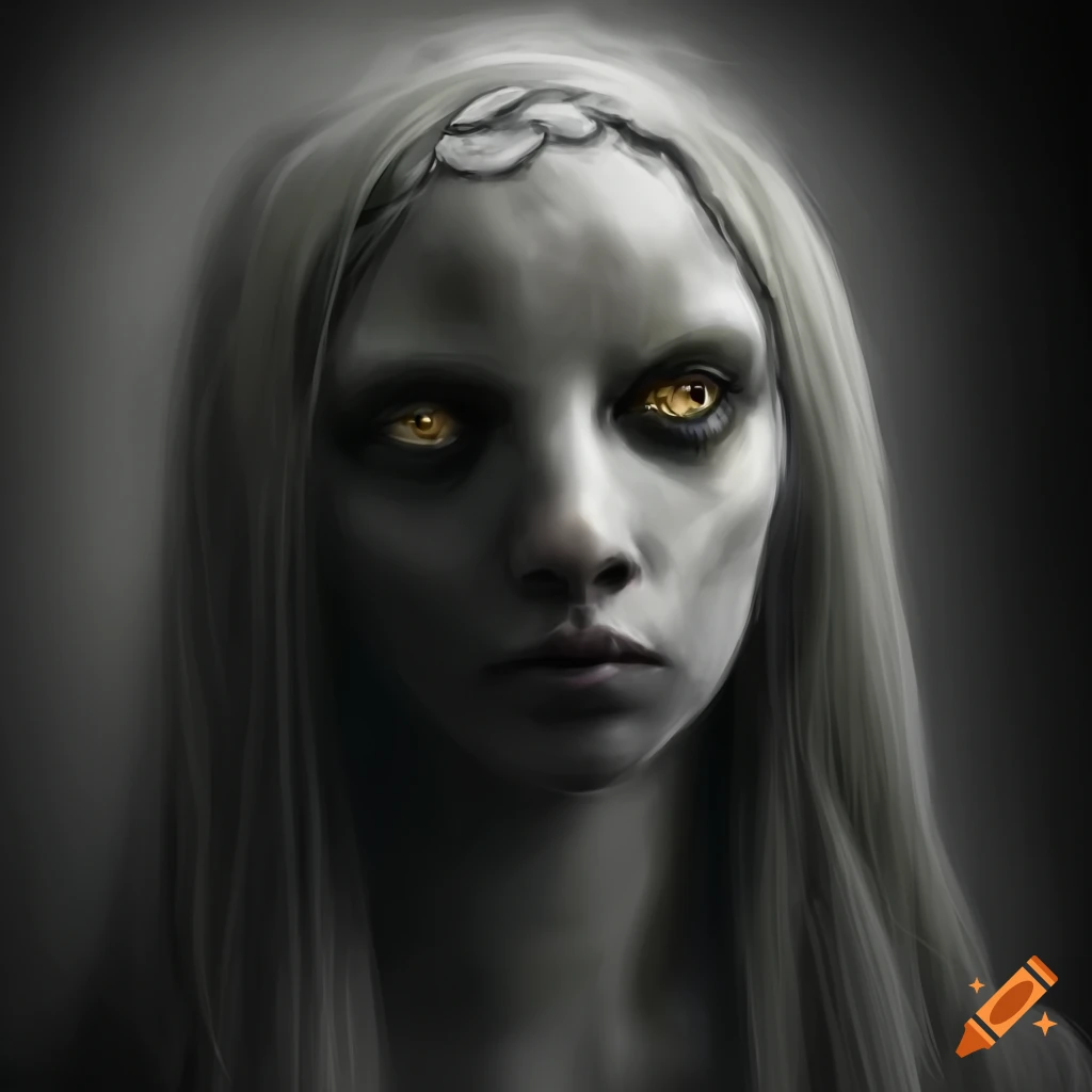 Stylized realistic portrait of the mythical creature Vel on Craiyon