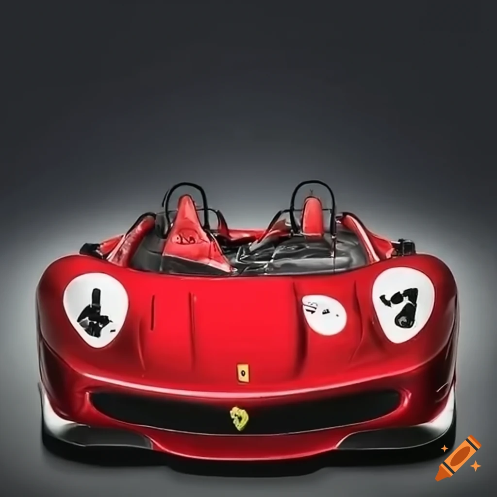 Ferrari Monza roadster race car on Craiyon