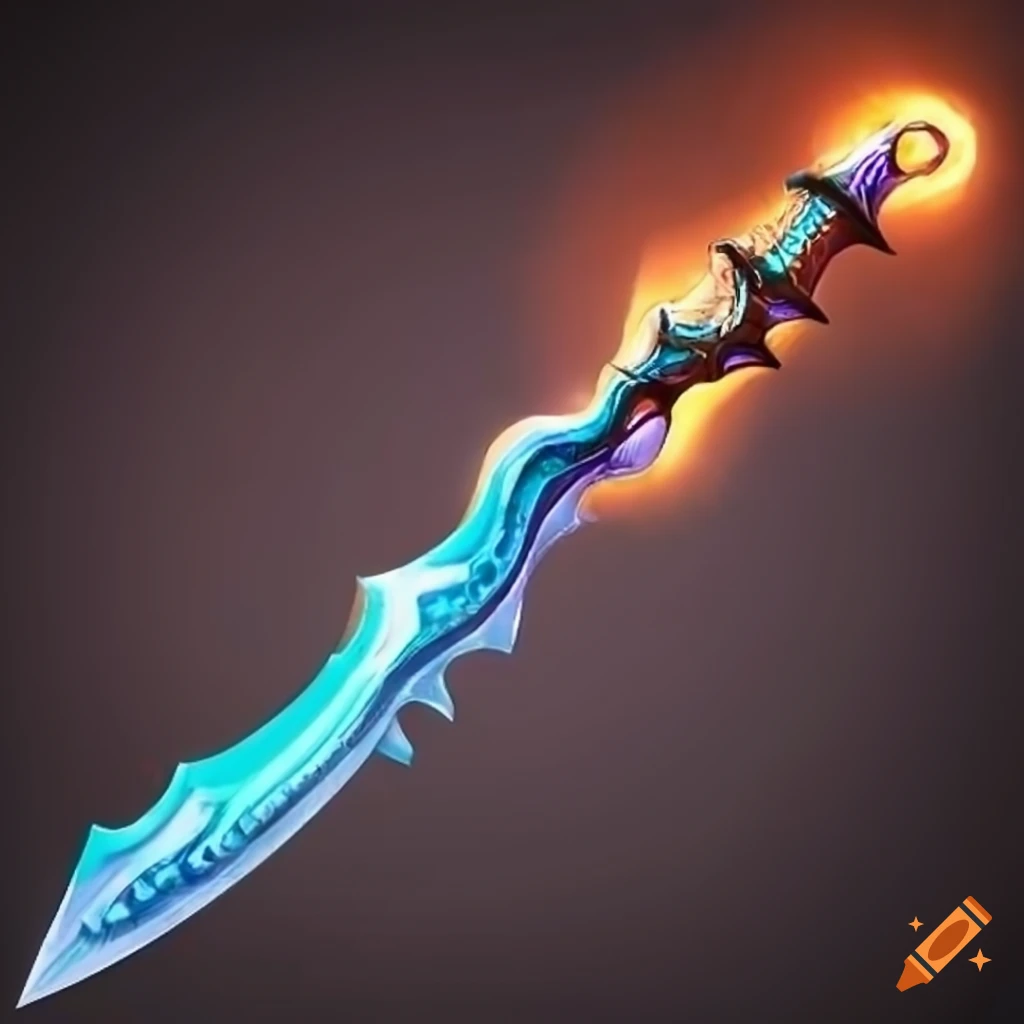 Mythic wave sword on Craiyon