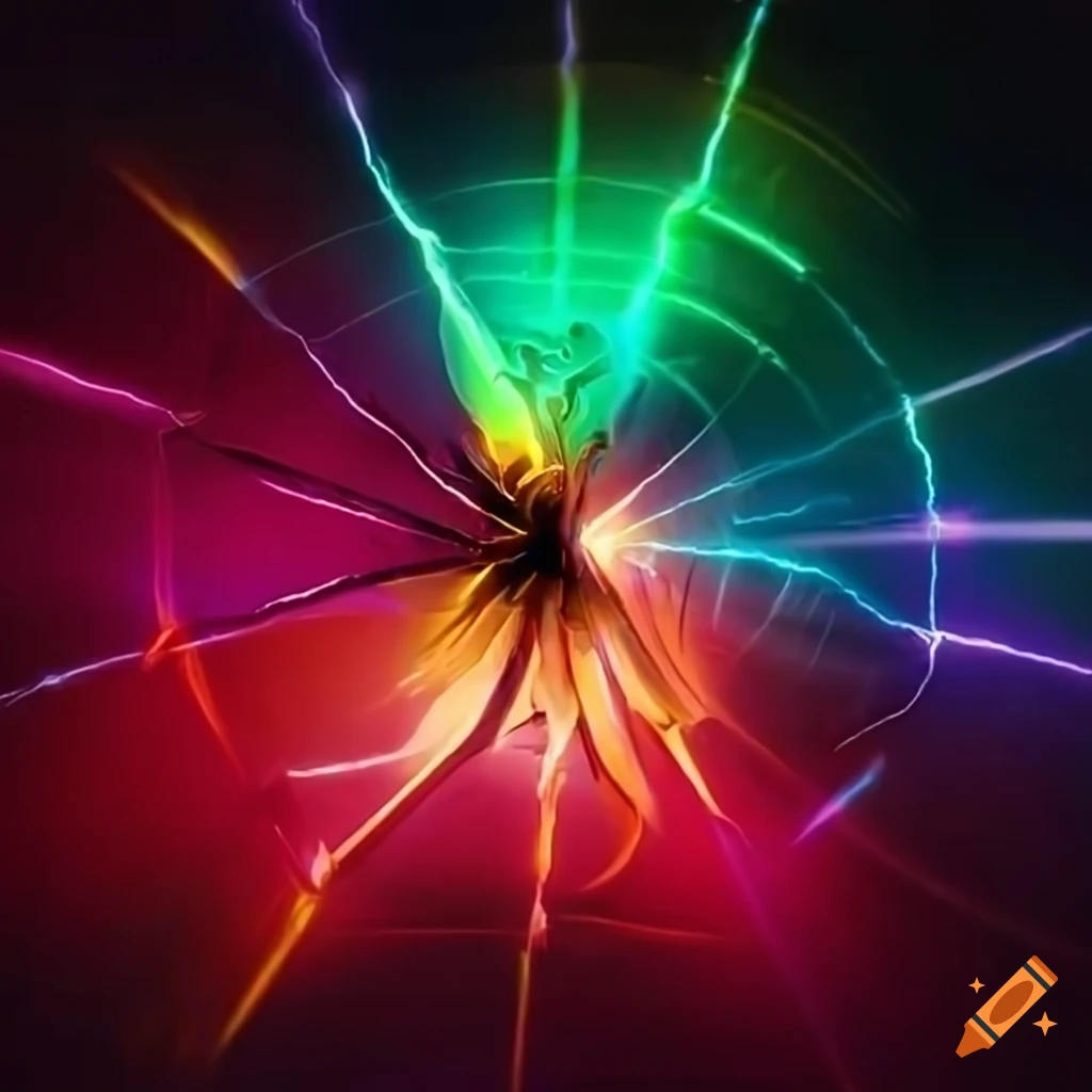 Edm thunder colors on Craiyon