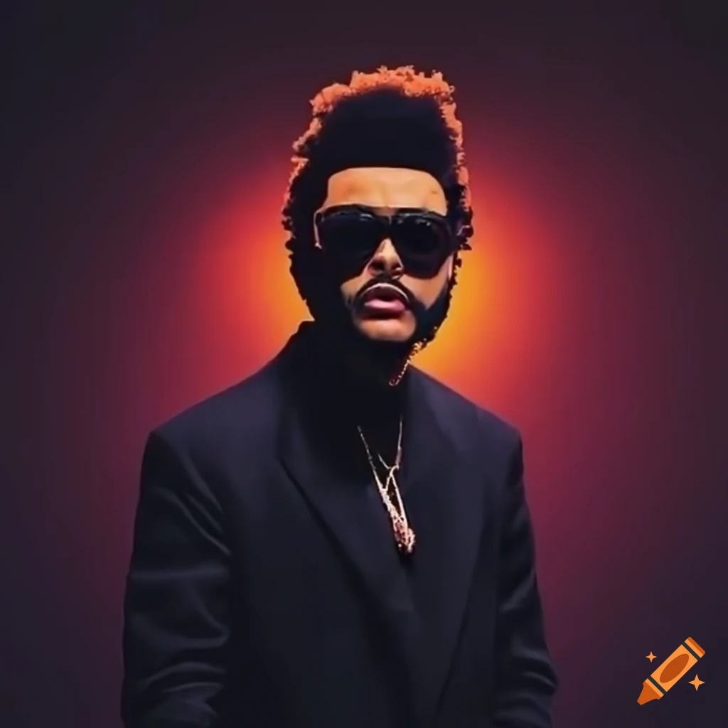 The weeknd type beat on Craiyon