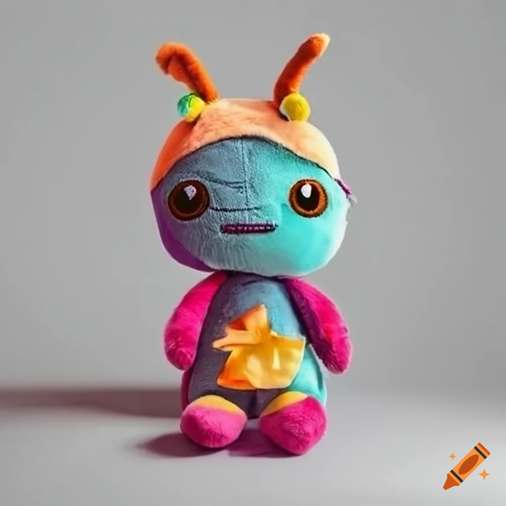 Plush magical creature bringing kindness and joy to children on Craiyon