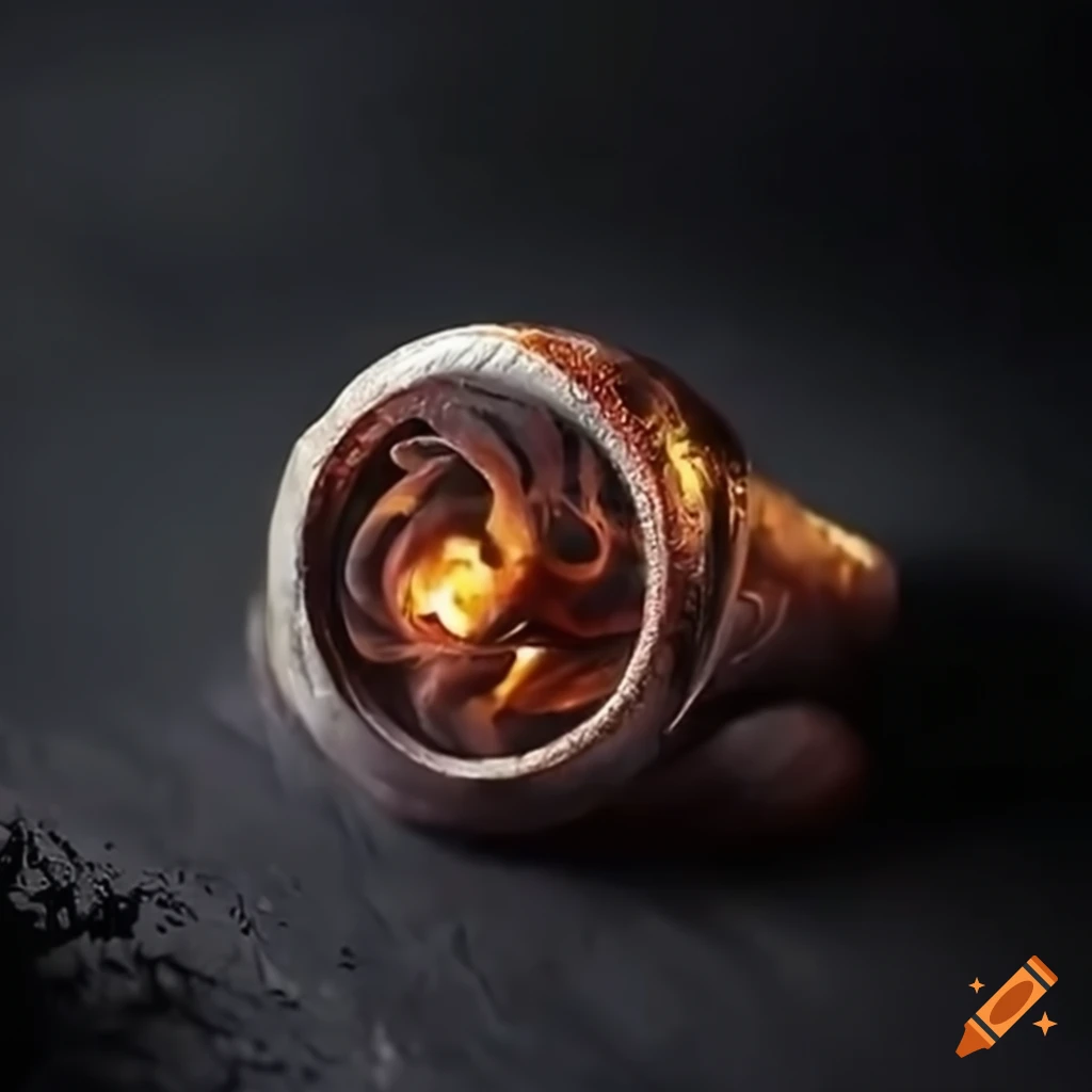 Dungeons & dragons magic ring for animating the dead on Craiyon