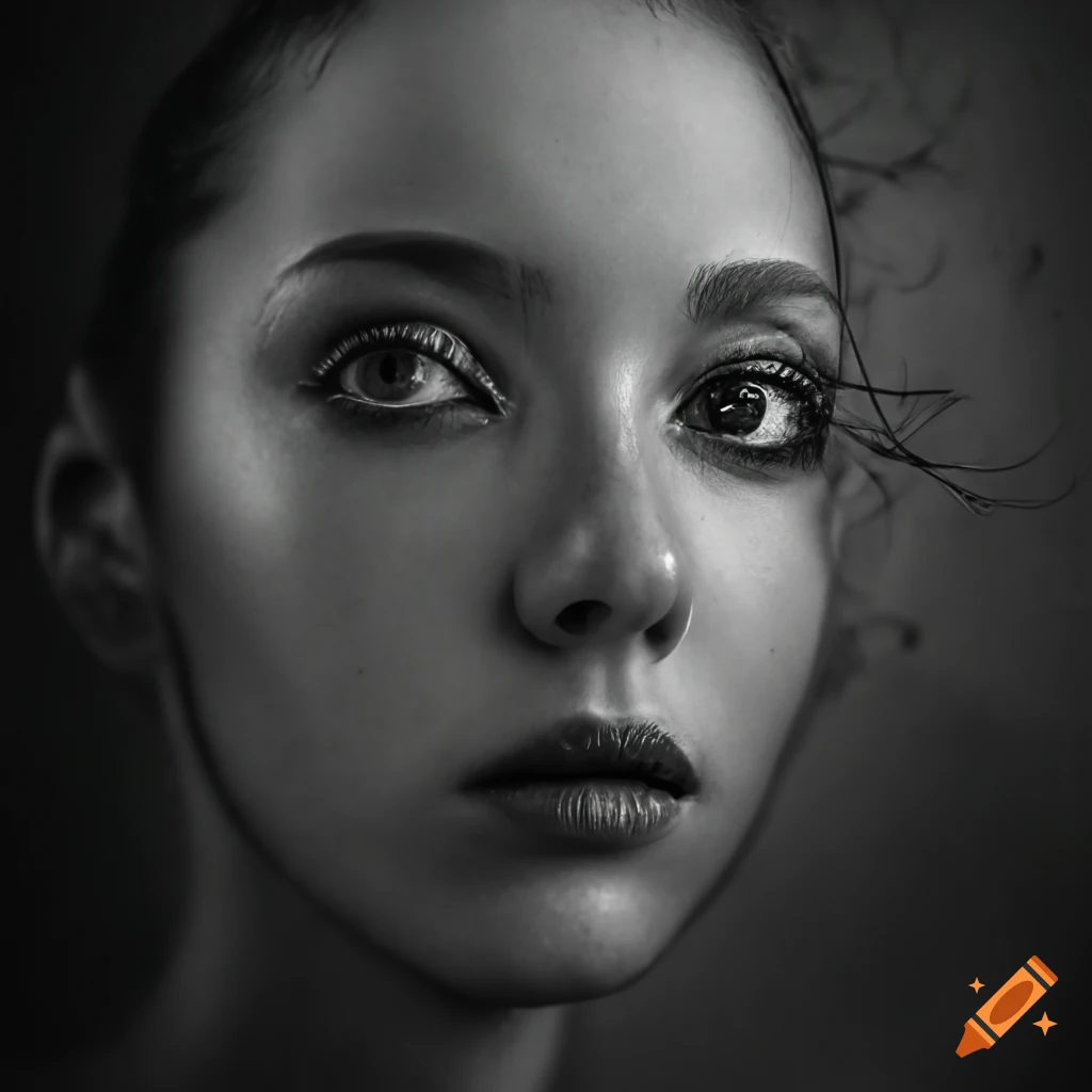 Close-up of a sharp object on Craiyon