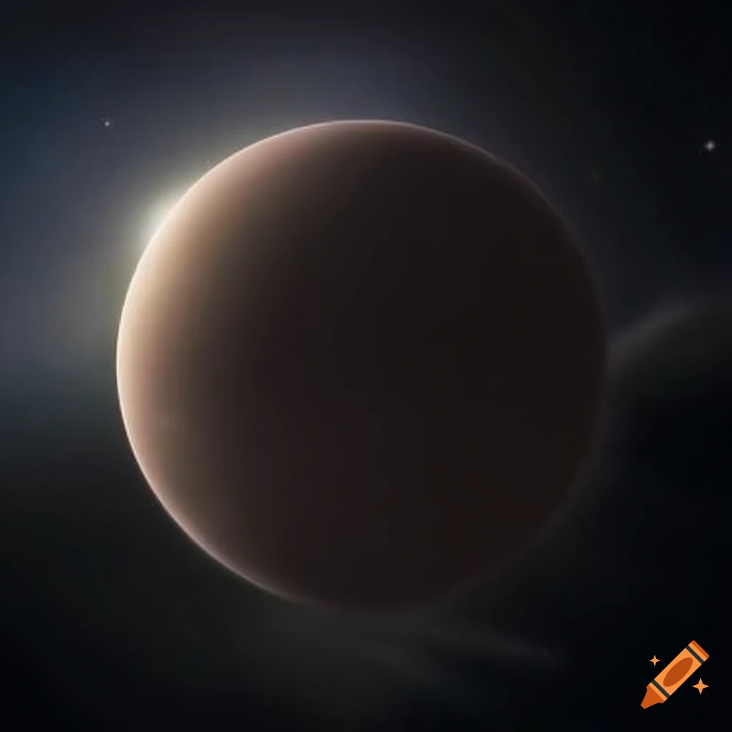 Landscape of an unknown planet on Craiyon