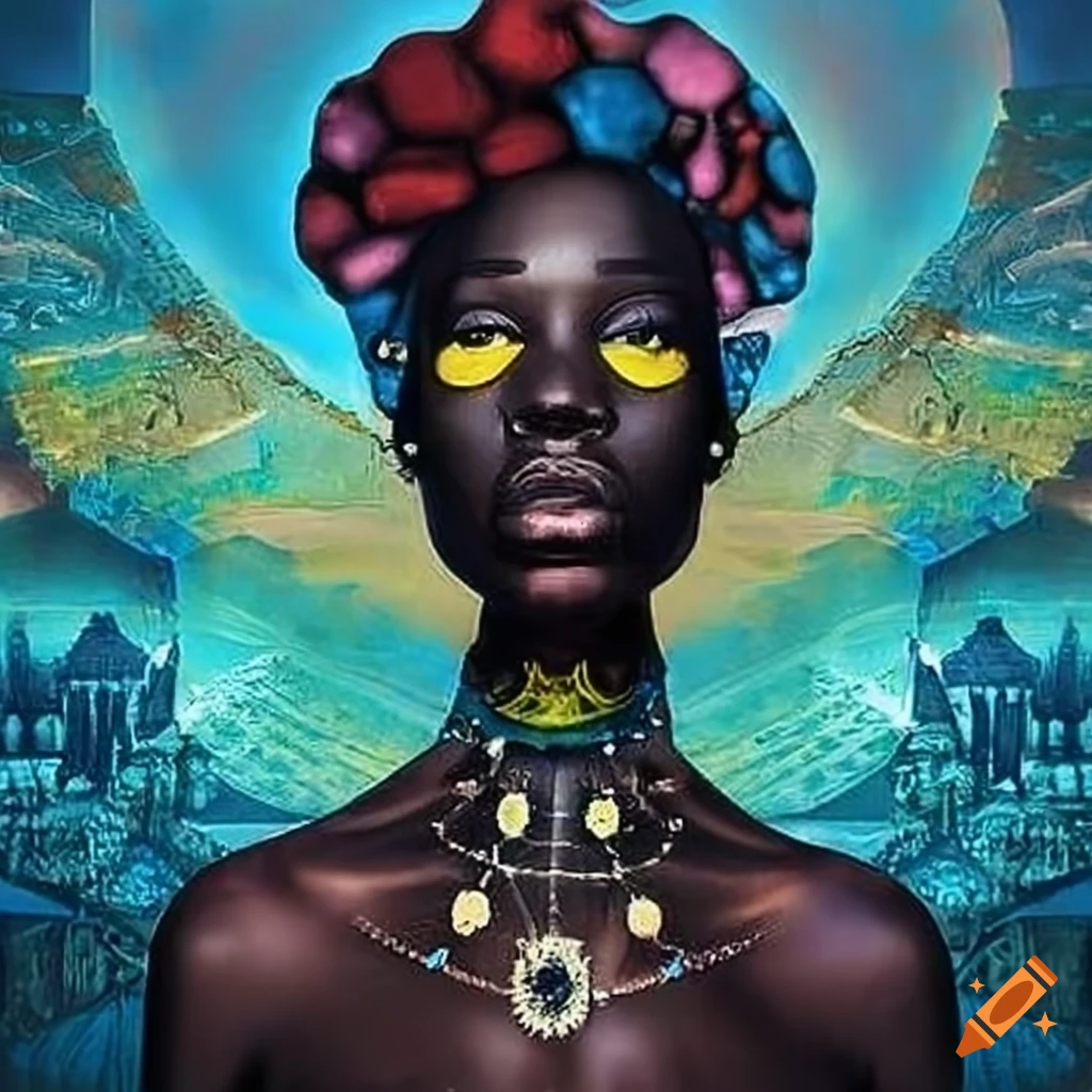 Afrofuturism art on Craiyon