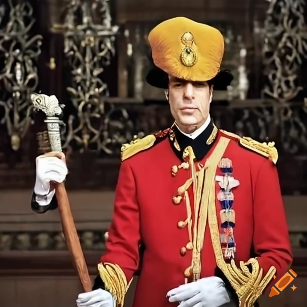Actor in British colonial officer attire on Craiyon