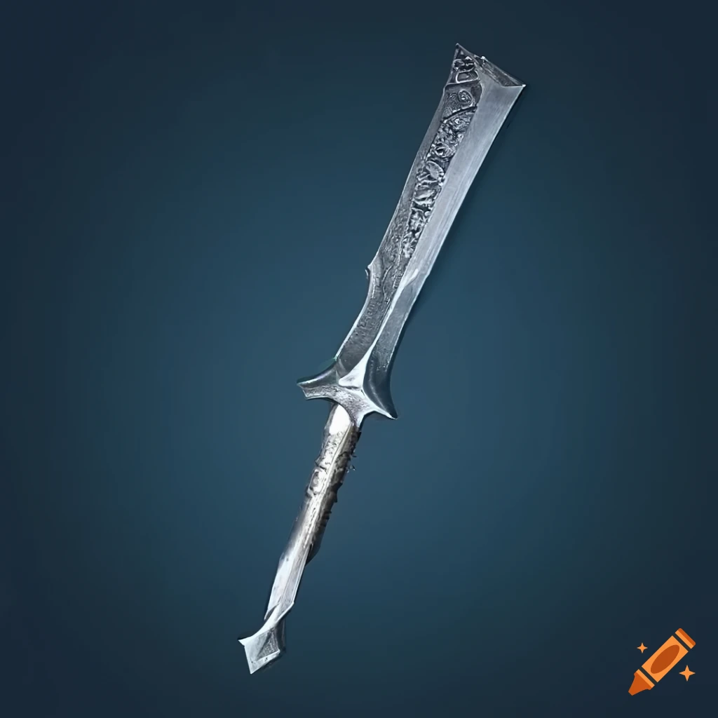 Epic magic claymore weapon on Craiyon