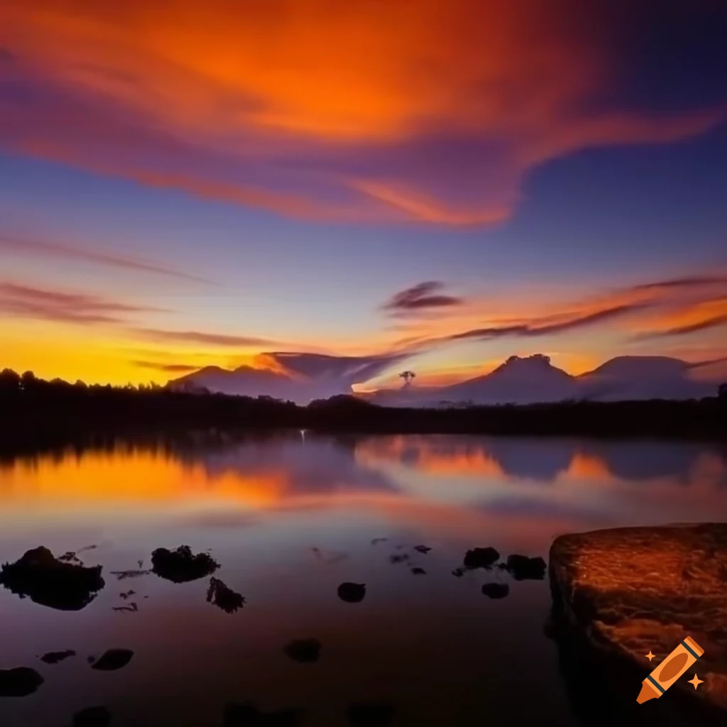 Cool scenery on Craiyon