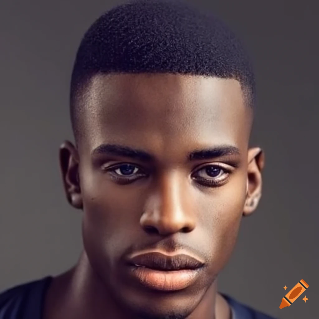 Handsome black man on Craiyon