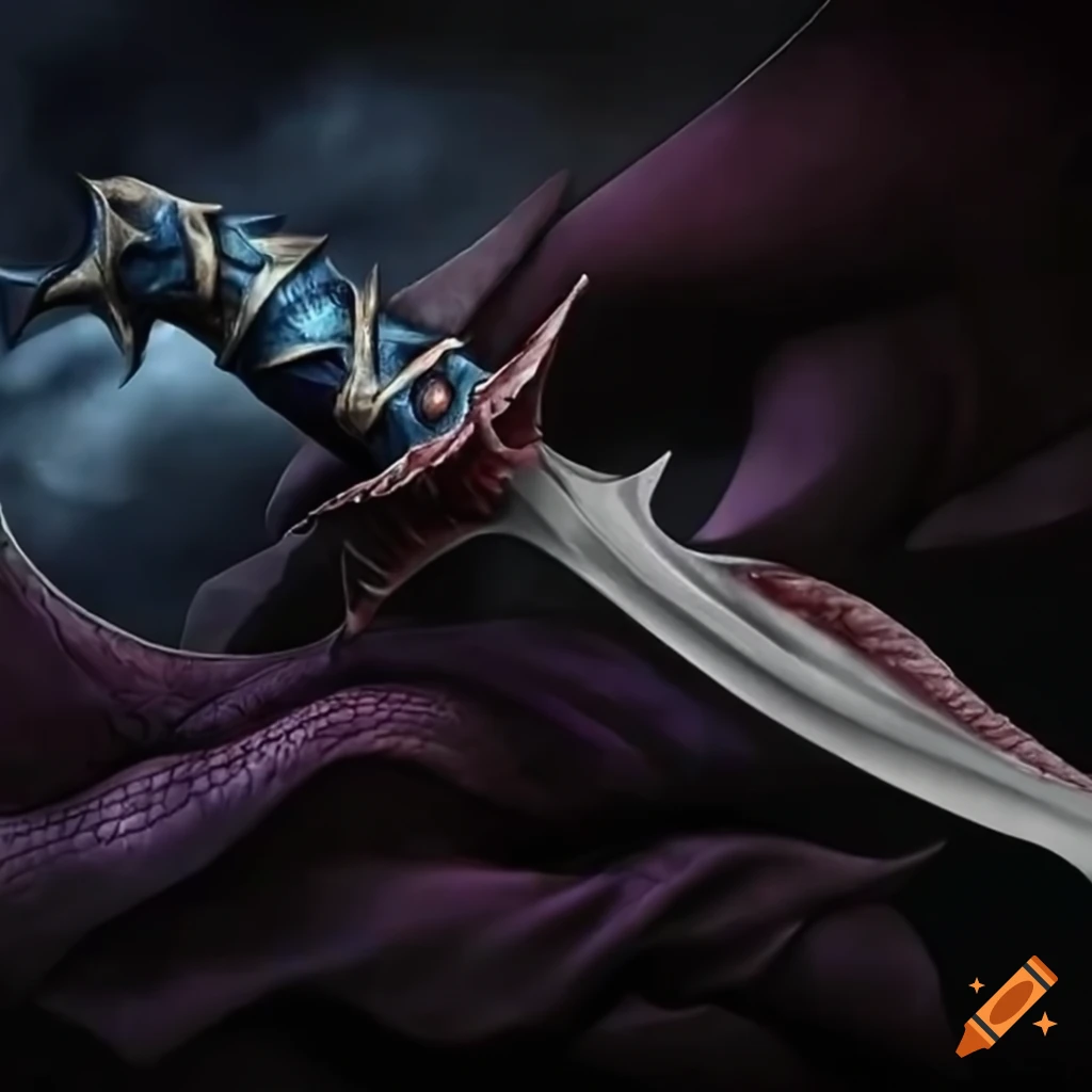 Ultra realistic fantasy shark dagger on Craiyon