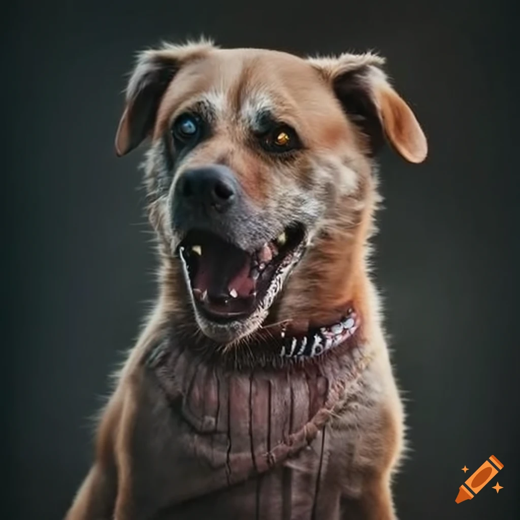 Nightmare featuring a dog on Craiyon