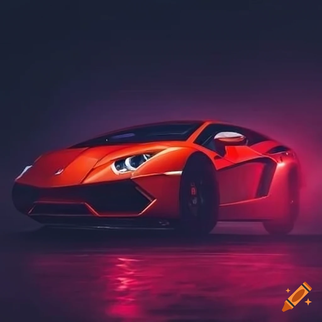 Coolest lamborghini car on Craiyon