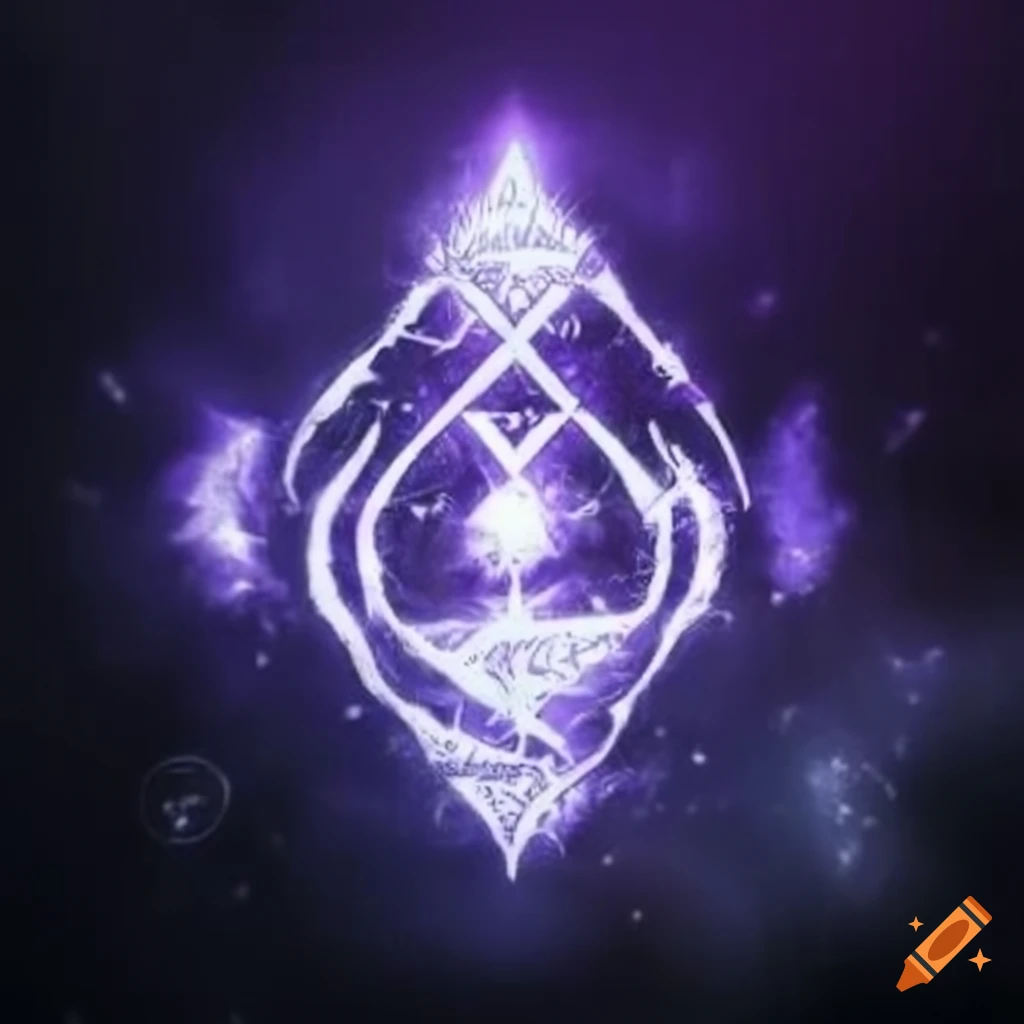 Enochian sigil symbolizing destiny, justified, and soulmate on Craiyon