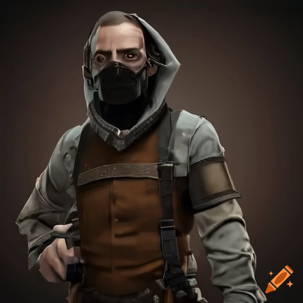 Dwelf in industrial revolution-inspired outfit with a touch of techwear ...