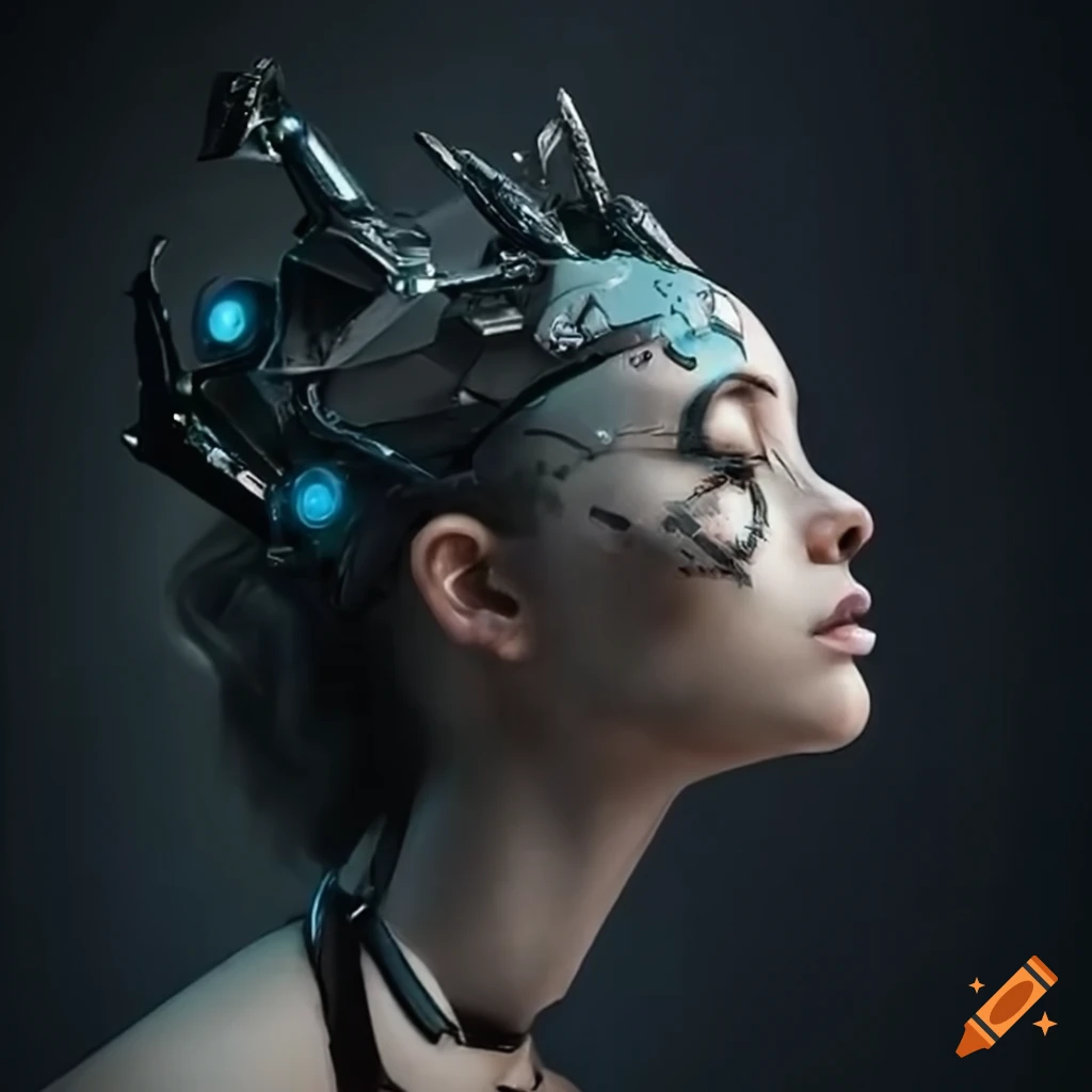 Cyborg concept design on Craiyon