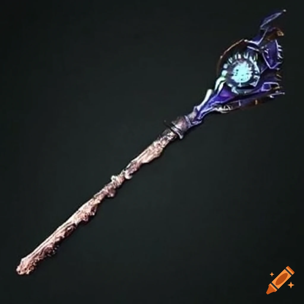 Mythic staff on Craiyon