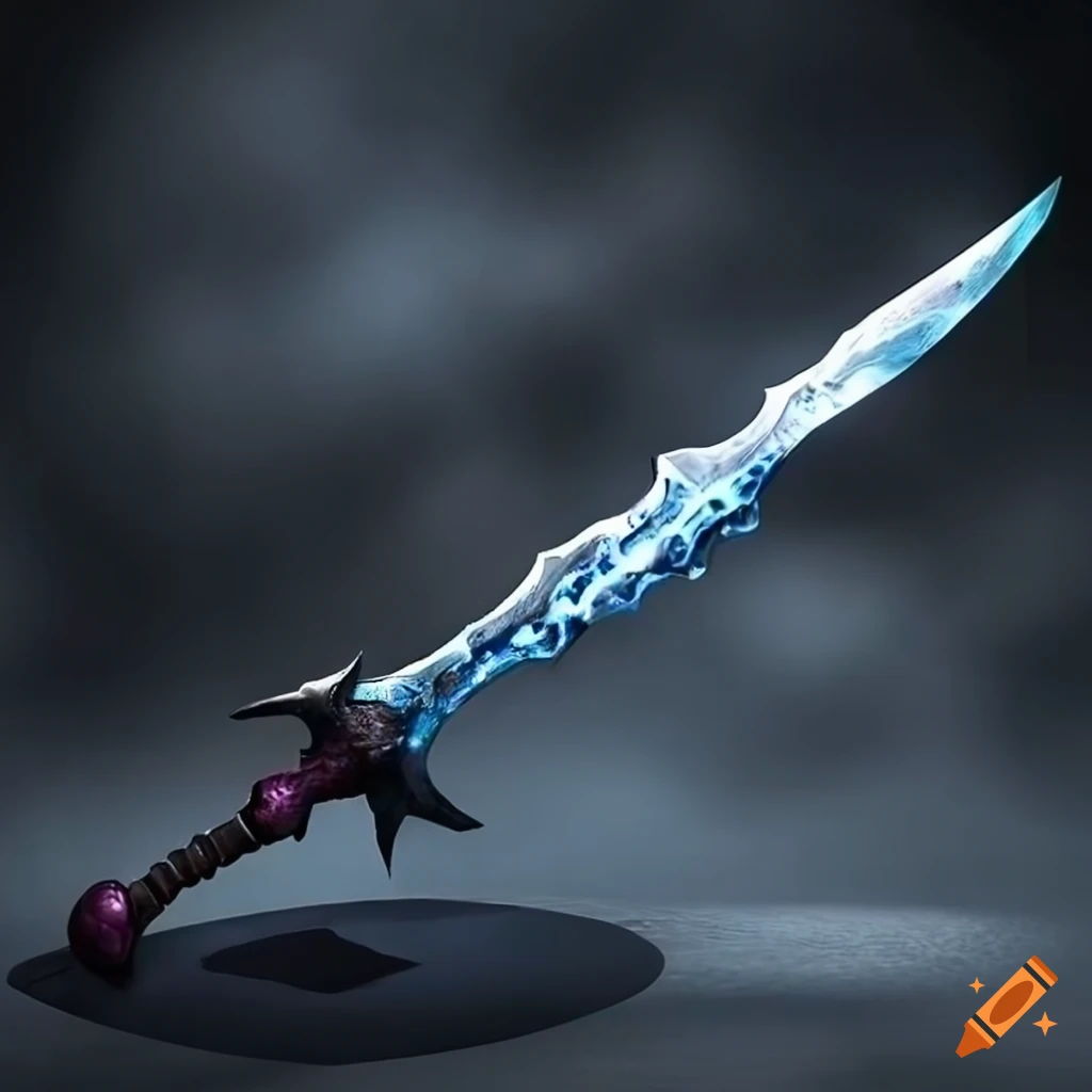 Ultra realistic obsidian longsword in a fantasy style on Craiyon