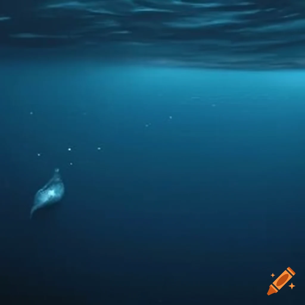 Mysterious remote ocean area where The Bloop was detected on Craiyon