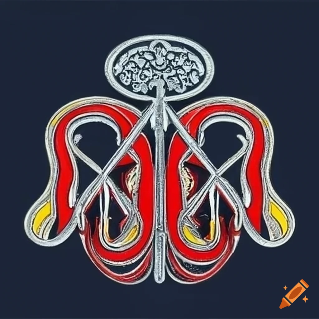 Iconic design of a classic 70s rock band insignia on Craiyon