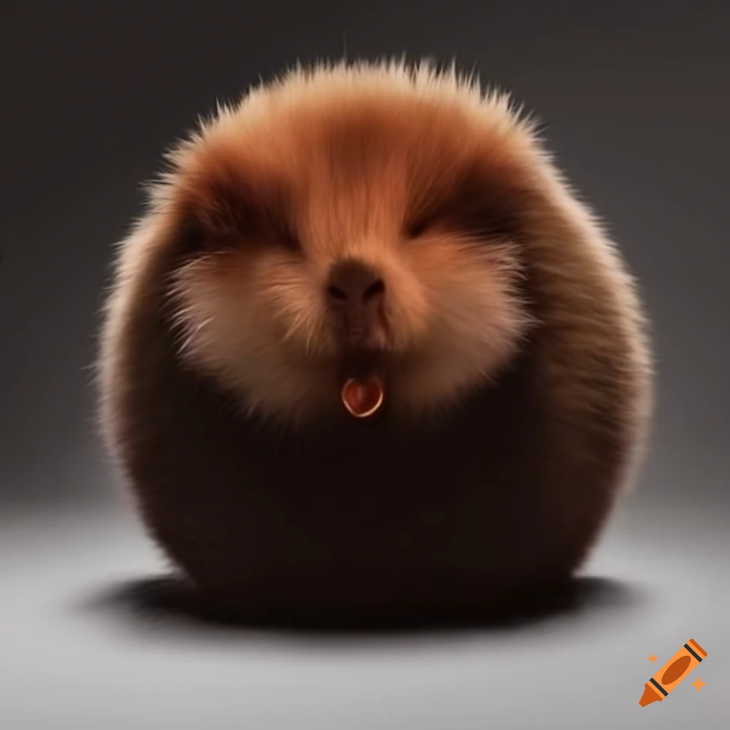 Fluffy furball on Craiyon