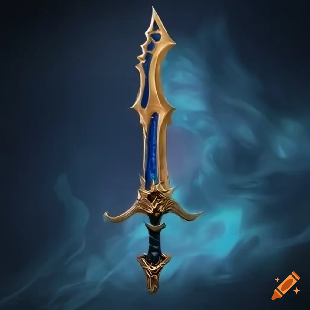 Mythic wave sword on Craiyon