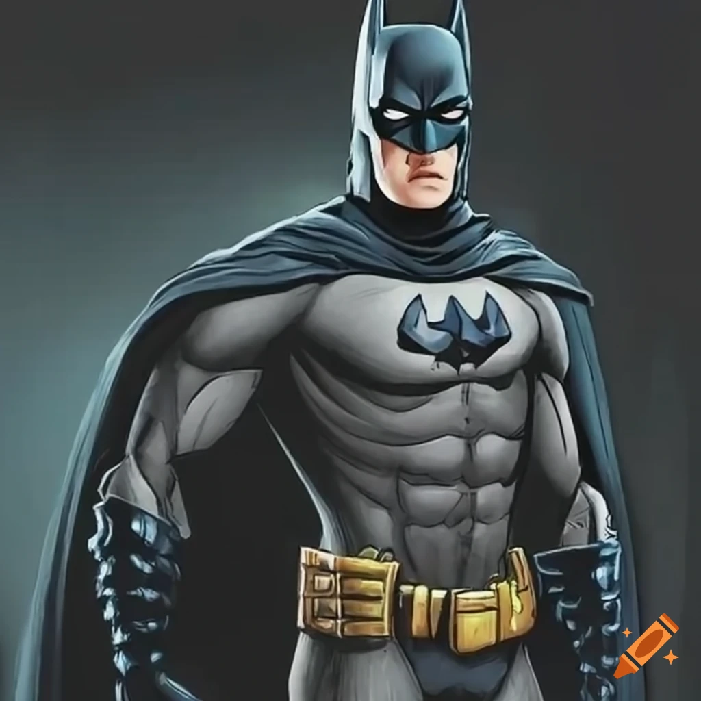 Batman cartoon character on Craiyon